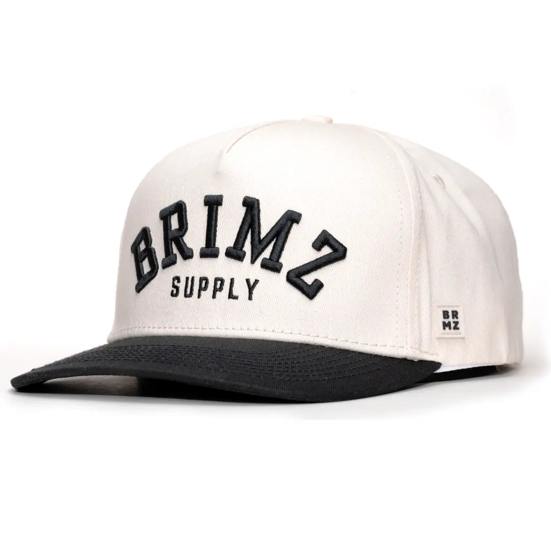 Brimz Classic Cotton Hat | Off White/Black – Brimz Supply